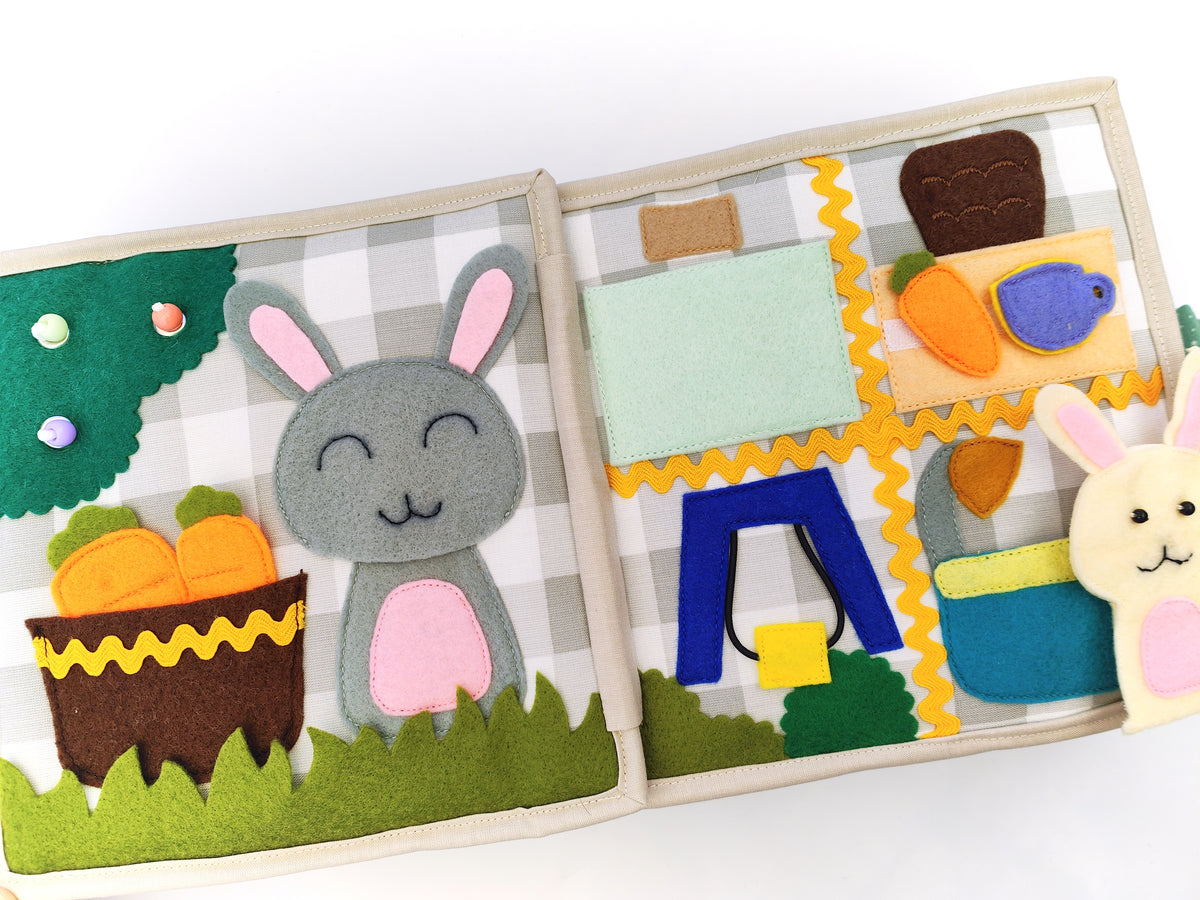 Handmade Quiet Book/ Busy Book - Animals – Smart Baby Australia