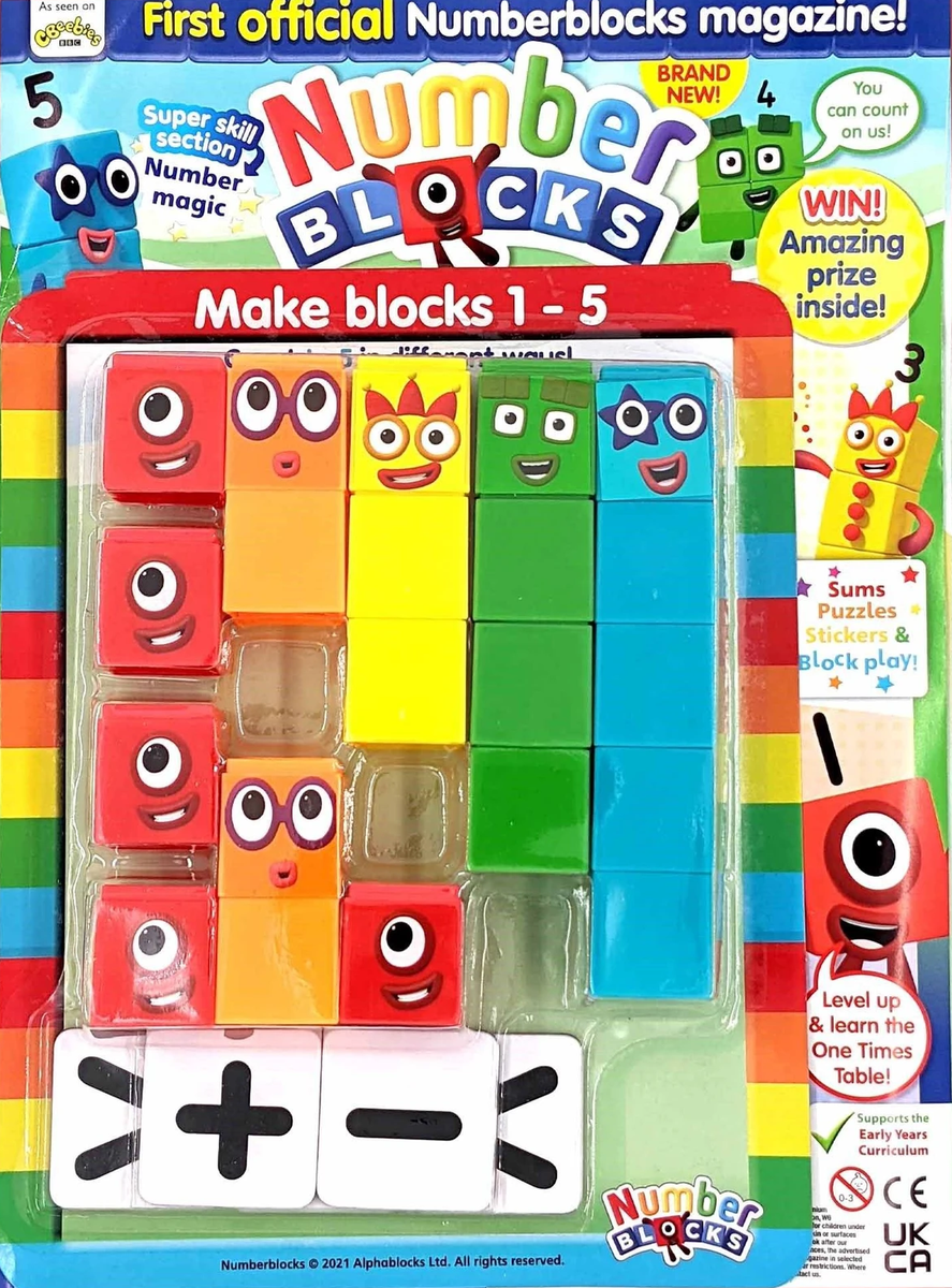 Numberblocks Magazine and Toy – Smart Baby Australia